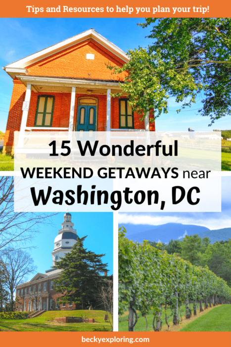 15 Wonderful Weekend Road Trips from DC - Becky Exploring