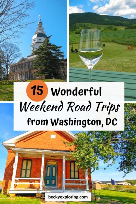 15 Wonderful Weekend Road Trips from DC - Becky Exploring
