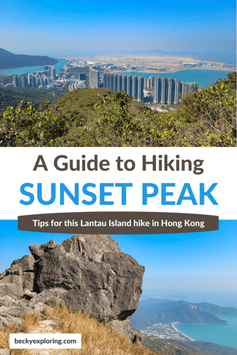 Sunset Peak Hike from Tung Chung to Pak Kung Au - Becky Exploring