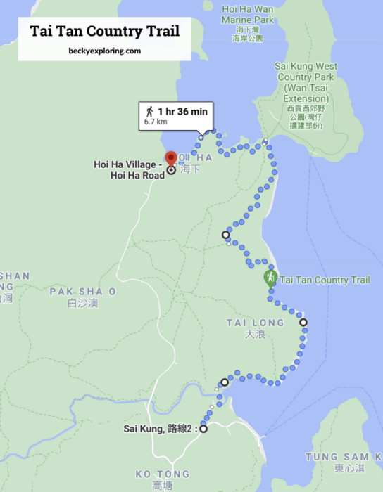 Hiking the Tai Tan Country Trail on a Rainy Day in Sai Kung - Becky ...