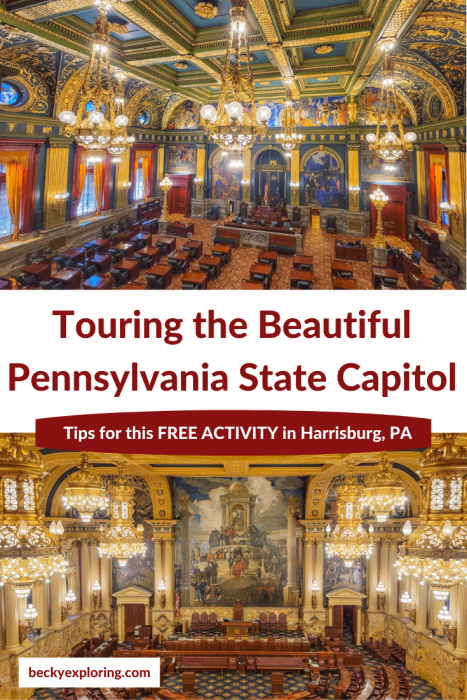Touring the Beautiful Pennsylvania State Capitol Building - Becky Exploring