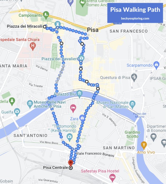 How to Plan a 6-Hour Train Stopover in Pisa - Becky Exploring