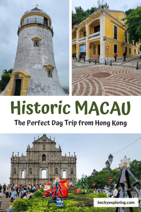 How to See Historic Macau on a Day Trip from Hong Kong - Becky Exploring