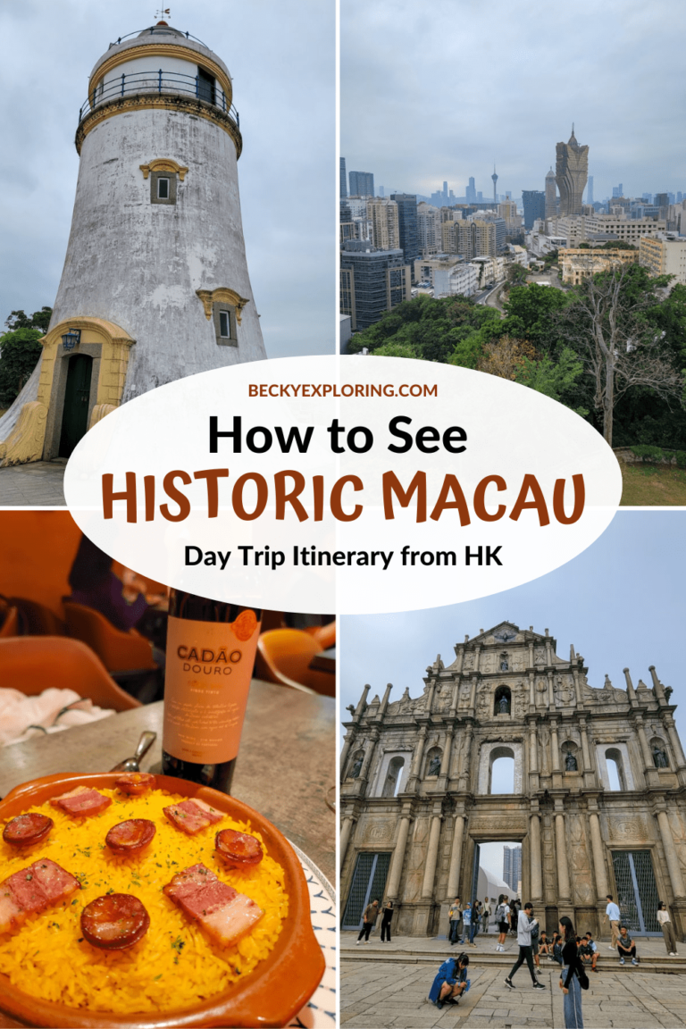 How to See Historic Macau on a Day Trip from Hong Kong - Becky Exploring