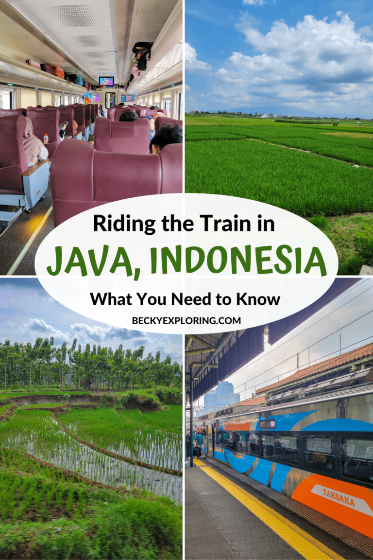 Riding the Train in Java: What You Need to Know - Becky Exploring